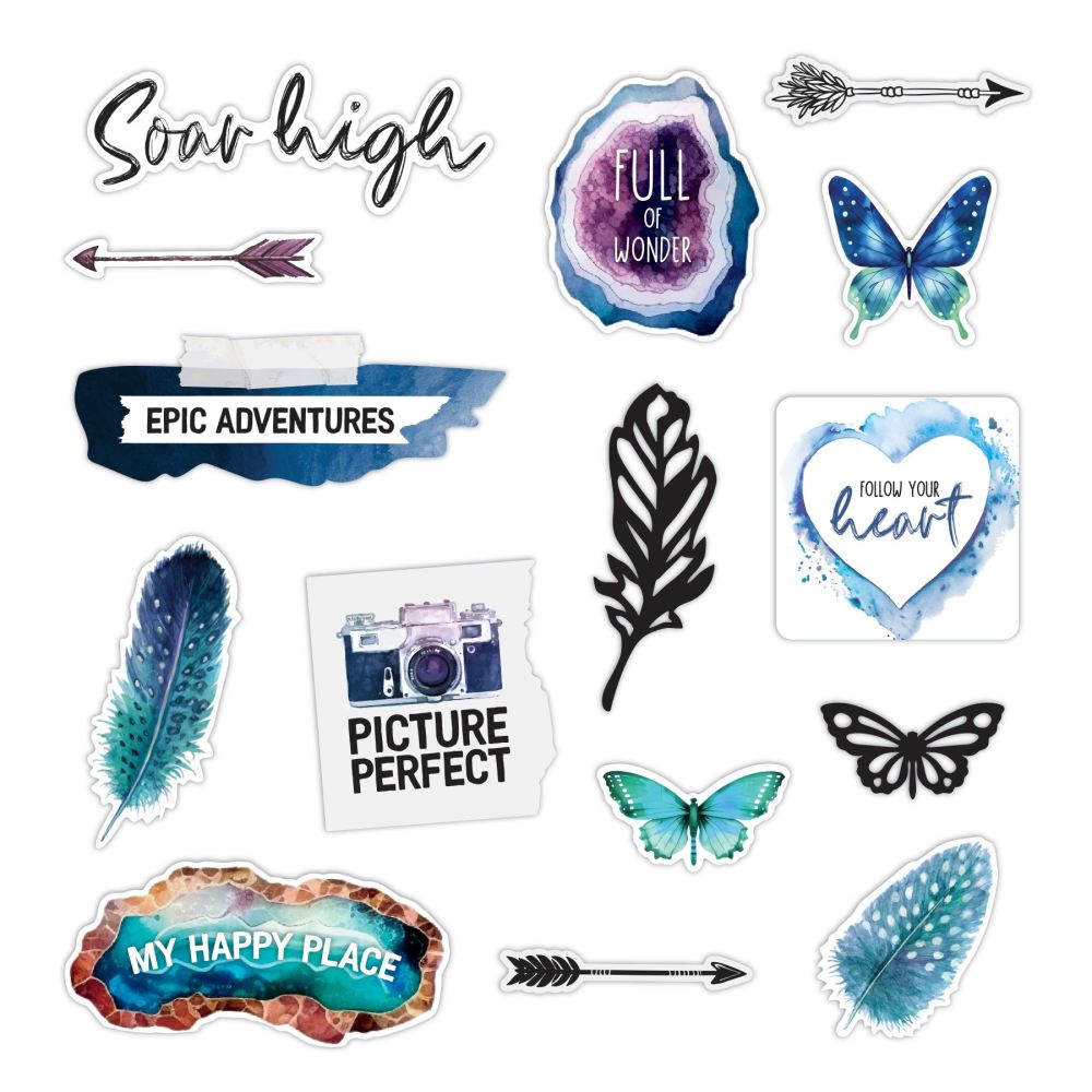 Alcohol Ink Embellishments: Full of Wonder - Creative Memories