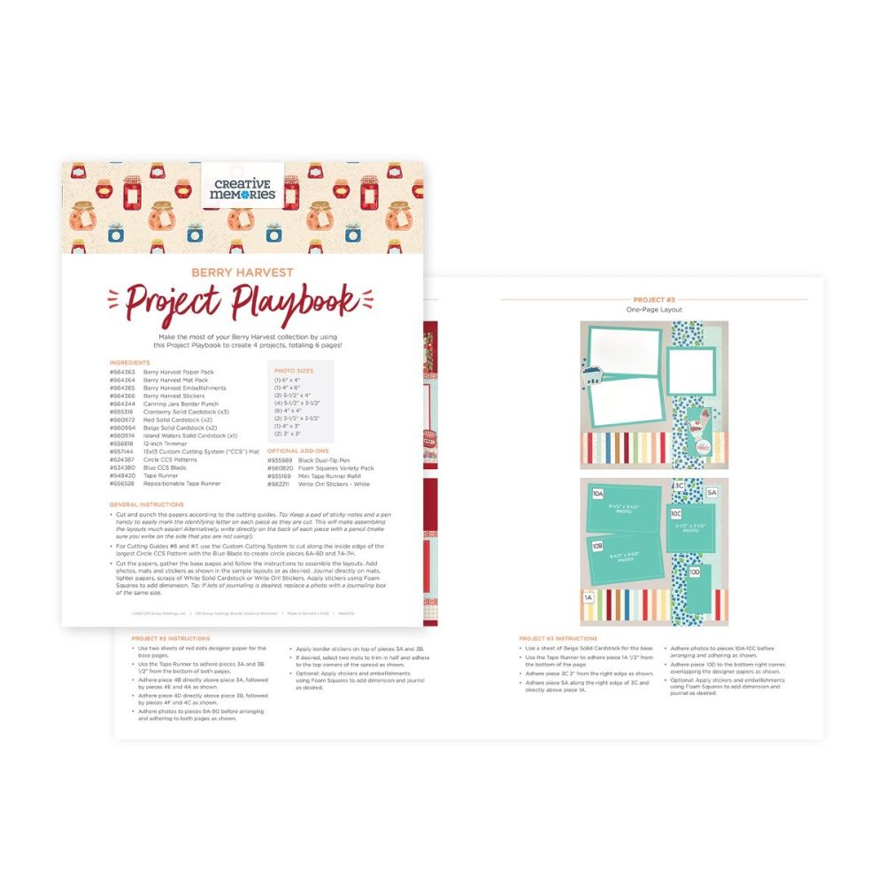Digital Berry Harvest Project Playbook - Creative Memories