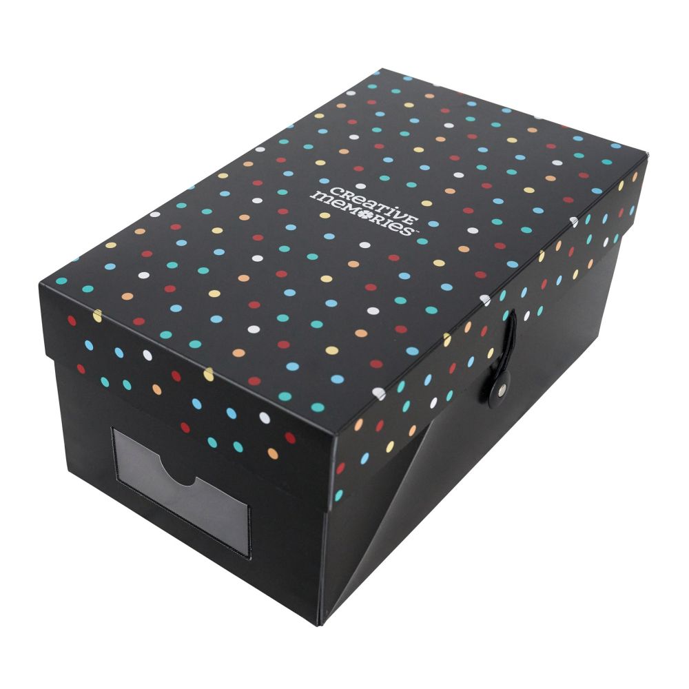 Photo Organizer: Rainbow Dots Power Sort Box - Creative Memories