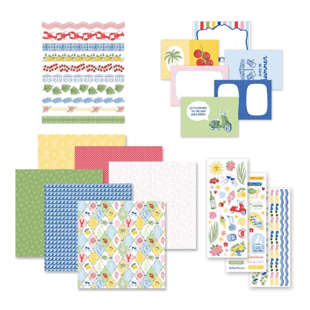 Summer Scrapbooking Kit: Relax Into Summer Decorative - Creative Memories
