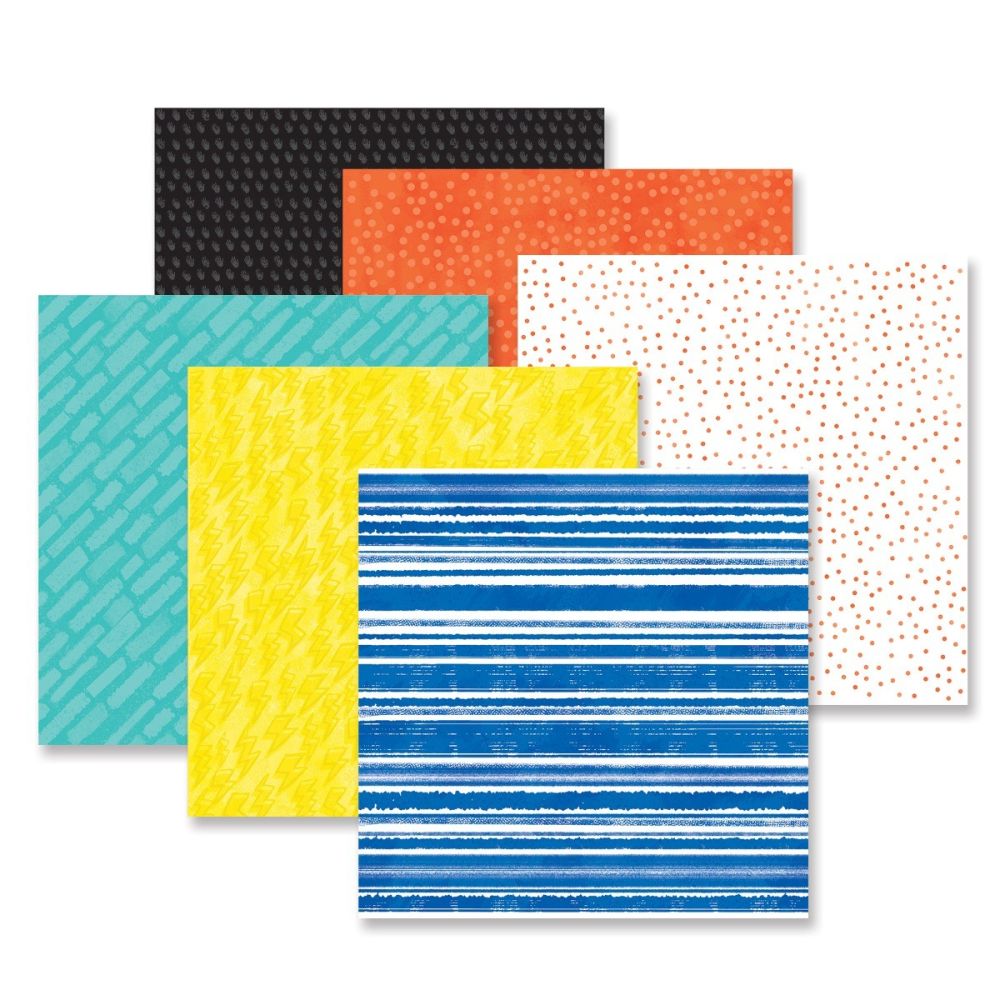 Super Duper Boy Scrapbook Paper - Creative Memories