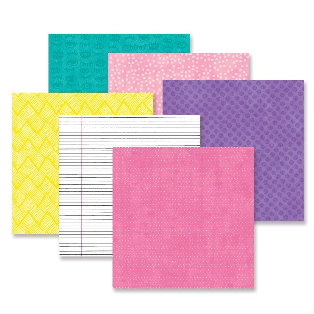 Super Duper Girl Scrapbook Paper - Creative Memories